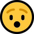😯 Hushed Face Emoji
