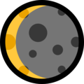 🌘 Waning Crescent Moon Symbol Emoji