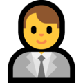 👨‍💼 Man Office Worker Emoji