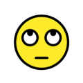🙄 Face with Rolling Eyes Emoji