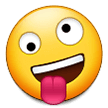 🤪 Grinning Face with One Large and One Small Eye Emoji