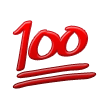 💯 Hundred Points Symbol Emoji