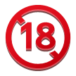 🔞 No One Under Eighteen Symbol Emoji