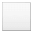 ⬜ White Large Square Emoji