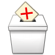 Ballot Box with X Emoji
