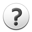 Black Question Mark Ornament Emoji