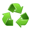 ♻️ Black Universal Recycling Symbol Emoji