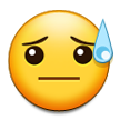 😓 Face with Cold Sweat Emoji