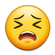 😣 Persevering Face Emoji