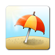 ⛱️ Umbrella on Ground Emoji