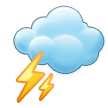 🌩️ Cloud with Lightning Emoji