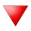 🔻 Down-Pointing Red Triangle Emoji