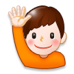 🙋 Happy Person Raising One Hand Emoji