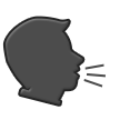 🗣️ Speaking Head in Silhouette Emoji