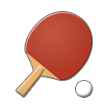 🏓 Table Tennis Paddle and Ball Emoji