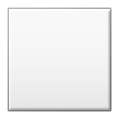 ⬜ White Large Square Emoji
