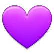 💜 Purple Heart Emoji
