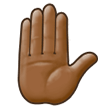 🏾 Raised Hand: Medium-Dark Skin Tone Emoji