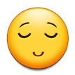 😌 Relieved Face Emoji