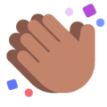 👏🏽 Clapping Hands Sign: Medium Skin Tone Emoji