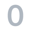 0️ Digit Zero Emoji