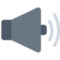 🔊 Speaker with Three Sound Waves Emoji