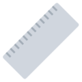 📏 Straight Ruler Emoji