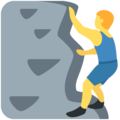 🧗 Person Climbing Emoji