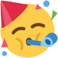 🥳 Face with Party Horn and Party Hat Emoji