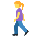 🚶‍♀️ Woman Walking Emoji