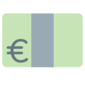 💶 Banknote with Euro Sign Emoji