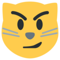 😼 Cat Face with Wry Smile Emoji