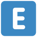Regional Indicator Symbol Letter E Emoji