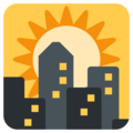 🌇 Sunset Over Buildings Emoji