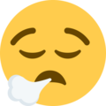 😮‍💨 Face Exhaling Emoji