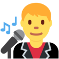 👨‍🎤 Man Singer Emoji
