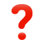 Black Question Mark Ornament Emoji