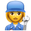 👩‍🔧 Woman Mechanic Emoji