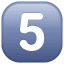 5️⃣ Keycap Digit Five Emoji