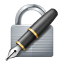 🔏 Lock with Ink Pen Emoji