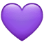 💜 Purple Heart Emoji