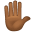 🏾 Raised Hand: Medium-Dark Skin Tone Emoji