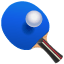 🏓 Table Tennis Paddle and Ball Emoji