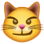 😼 Cat Face with Wry Smile Emoji