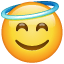 😇 Smiling Face with Halo Emoji