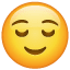 😌 Relieved Face Emoji