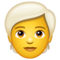 🧑‍🦳 Person: White Hair Emoji
