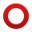 ⭕ Hollow Red Circle Emoji on Apple iPhone OS 2.2