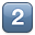 2️⃣ Keycap Digit Two Emoji on Apple iPhone OS 2.2