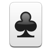 ♣️ Club Suit Emoji on Apple iOS 5.1